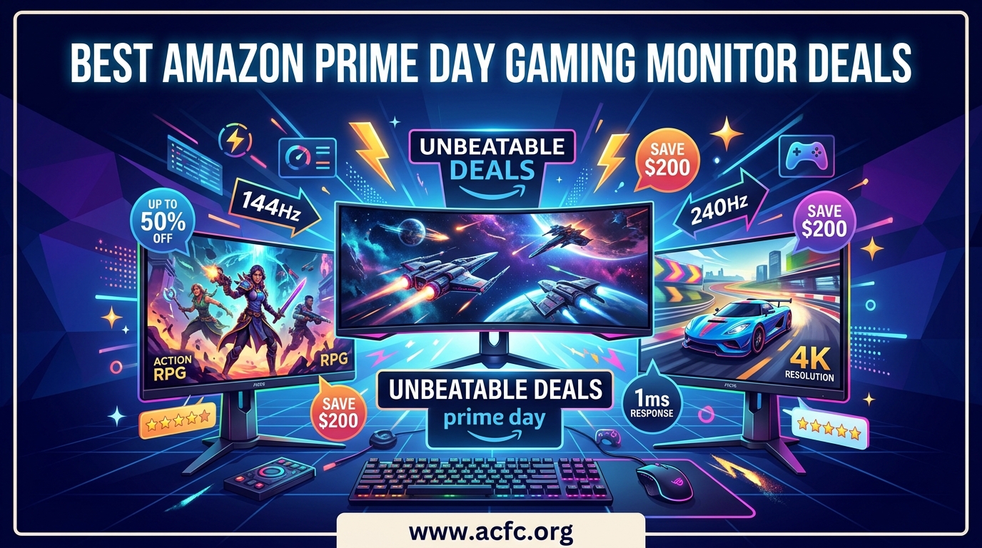 8 Best Amazon Prime Day Gaming Monitor Deals (June 2026) Must-Buy Deals